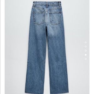 Zara | Jeans | Zara Medium Wash Wide Leg Jeans | Poshmark